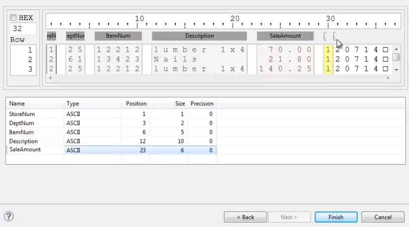 Creating a Metadata File Using a Data File with Fixed Field Lengths Demonstration [video] - IRI