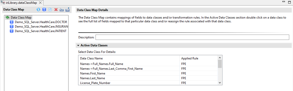 IRI Data Class Map - IRI